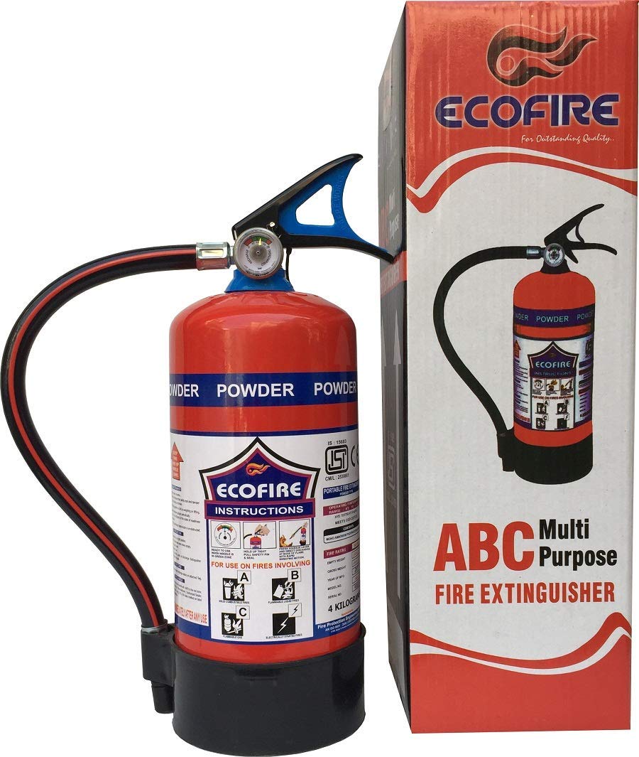 Fire ABC Powder Type 4 Kg Fire Extinguisher (Red) – Sun Safety